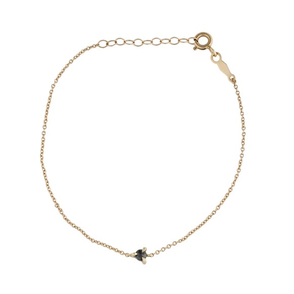 Catbird | Jewelry | Catbird 4k Solid Gold Black Diamond Fizz Bracelet ...